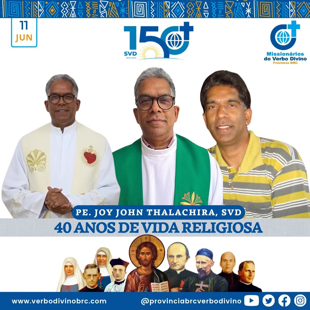 Jubileu de 40 Anos de Vida Religiosa do Pe. Joy John Thalachira